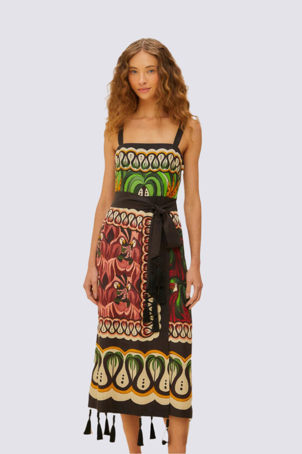 COCONUT TREE FLOW SCARF DRESS – Monkee's of Dripping Springs